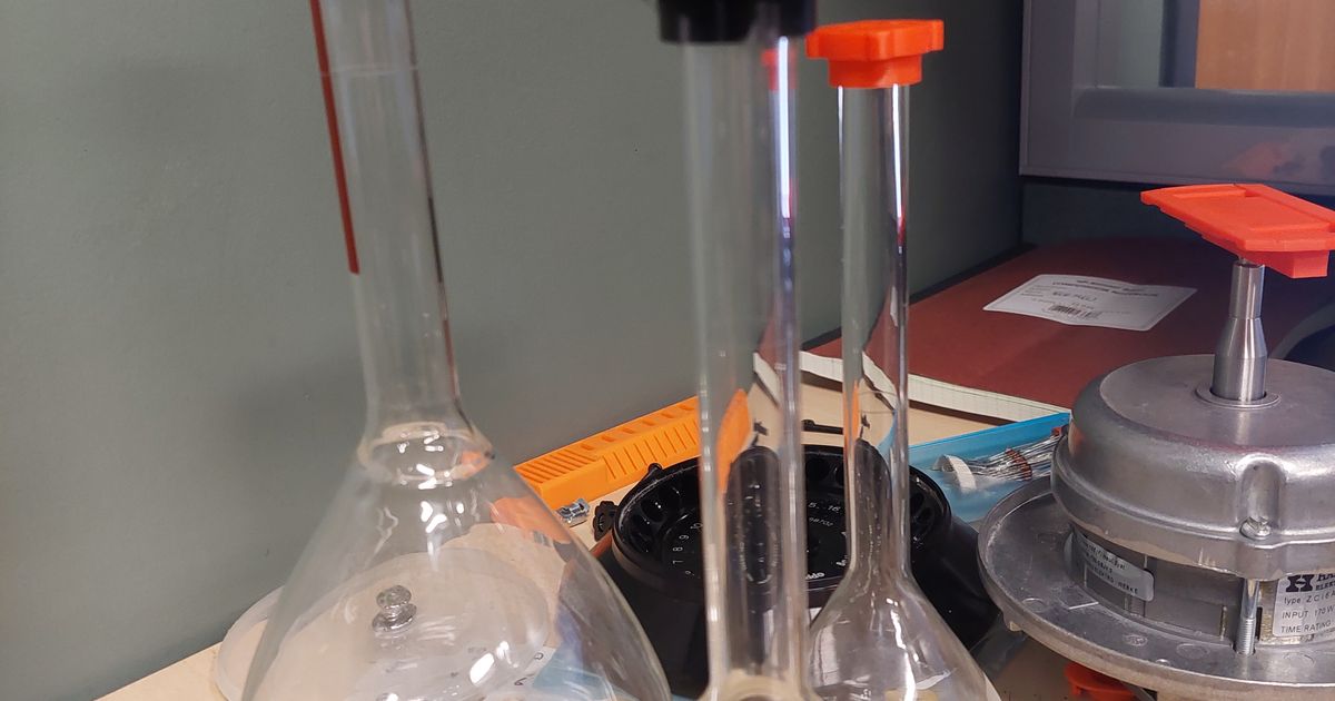 Caps for Volumetric Flasks by RufusBMellow | Download free STL model ...