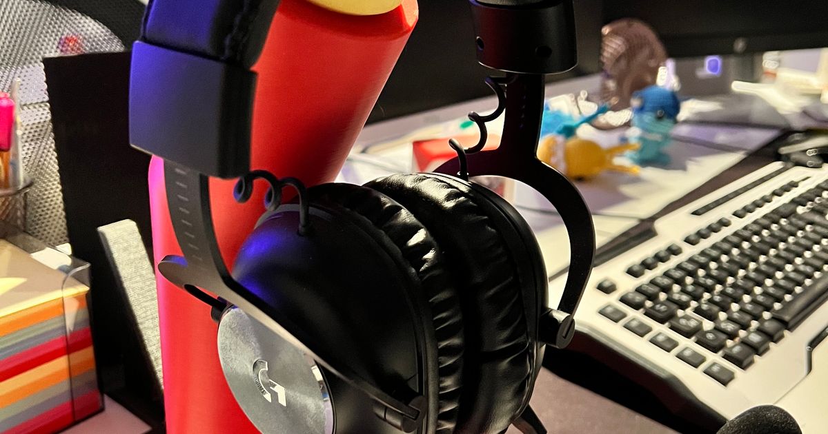 Minifig Lego Headset Holder by Bigwerth | Download free STL model ...