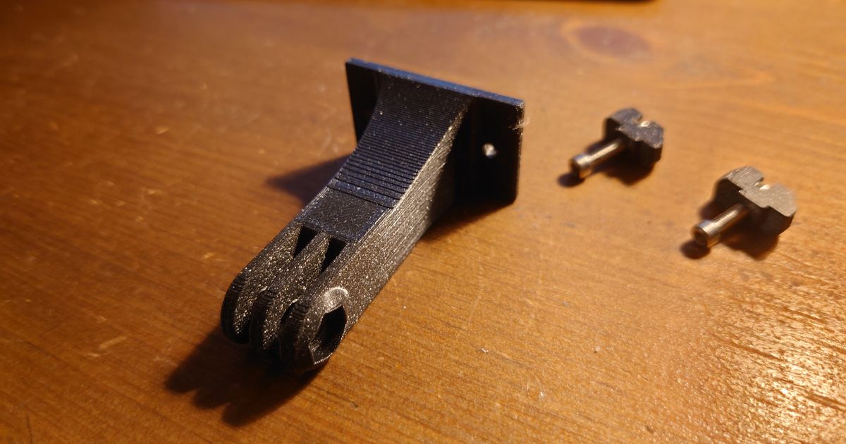3030 profile GoPro mount hinge adapter von lual | Kostenloses STL ...