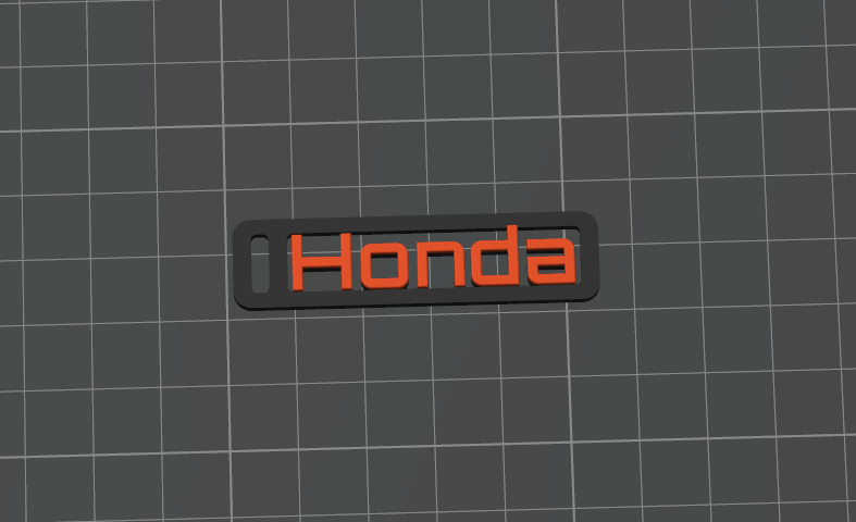 Honda Keychain by Zoltán Kiss | Download free STL model | Printables.com