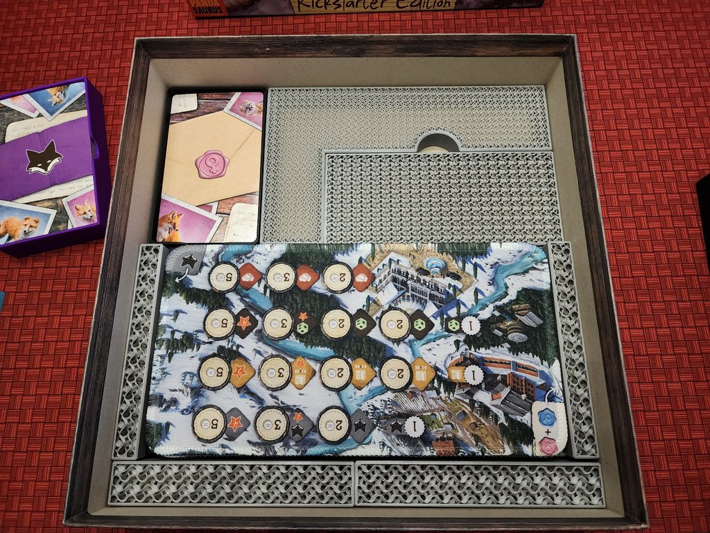 The Fox Experiment Board Game Insert - Base game and 5th and 6th player ...