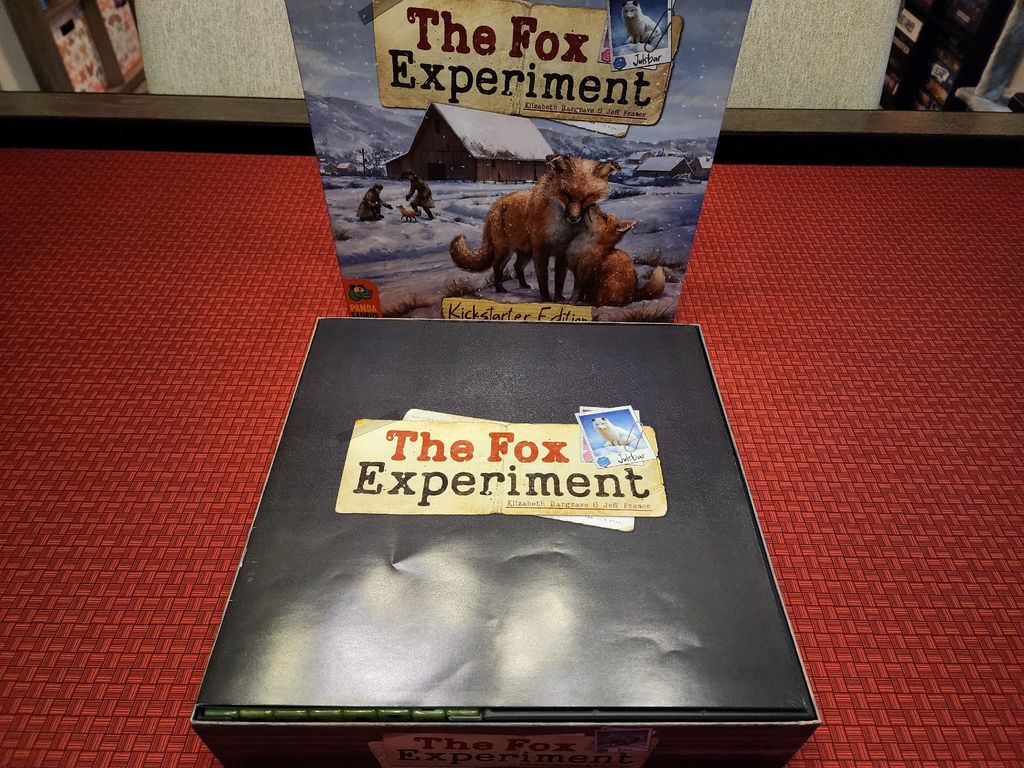 The Fox Experiment Board Game Insert - Base game and 5th and 6th player ...