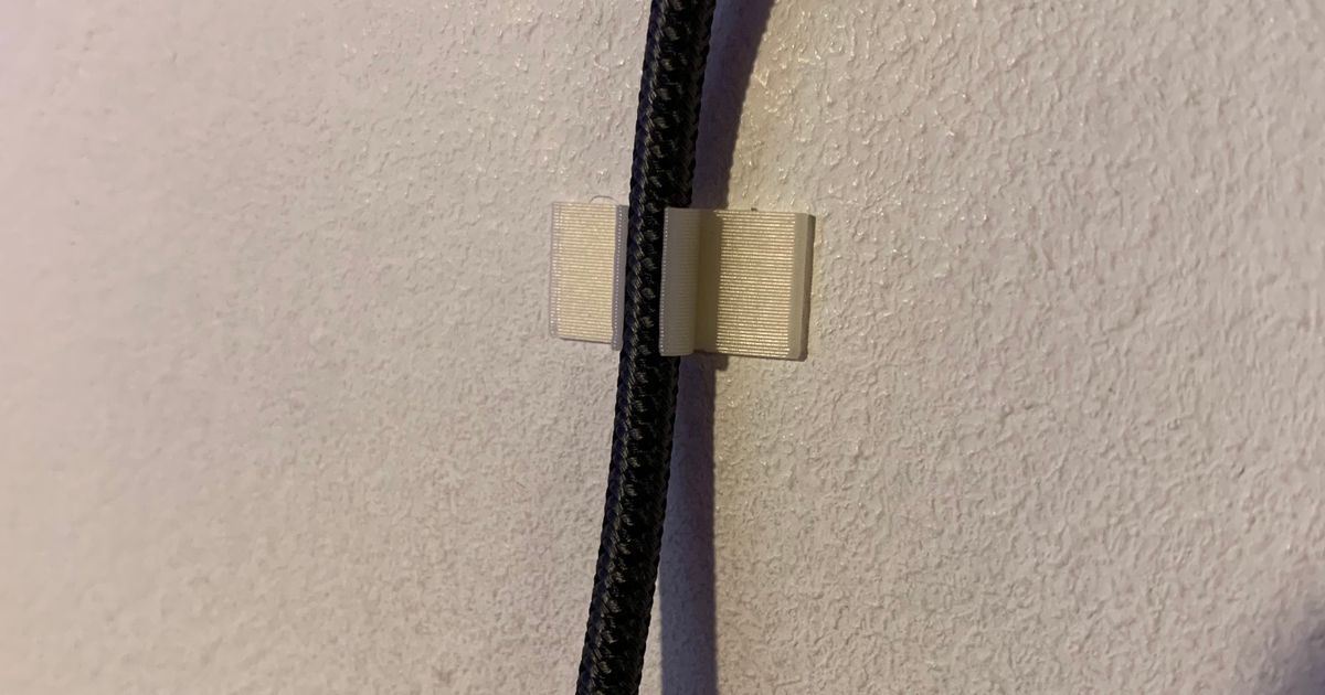 Cableclip [3-10mm] by pixelpinguin | Download free STL model ...