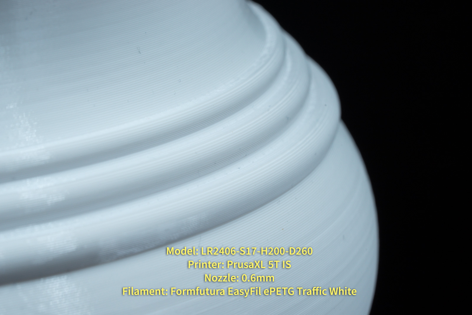 Classic Curved Flower Pot with Wavy Decorative Lines in four Heights by ...