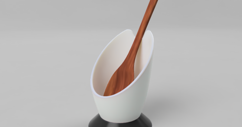 Drip Guard - Spoon Holder by TorusKnot | Download free STL model ...