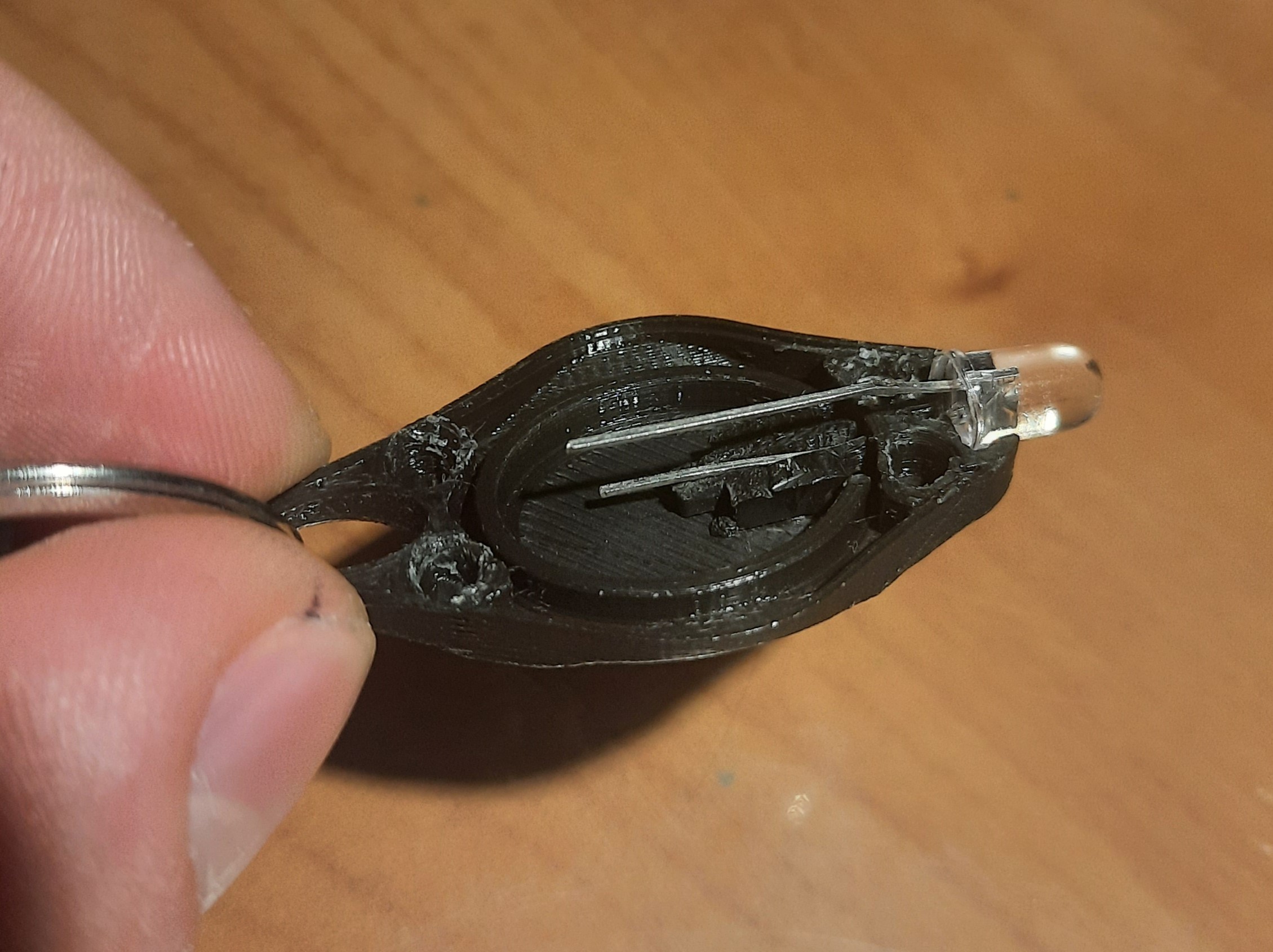 LED keychain light by archimedes2002 | Download free STL model ...