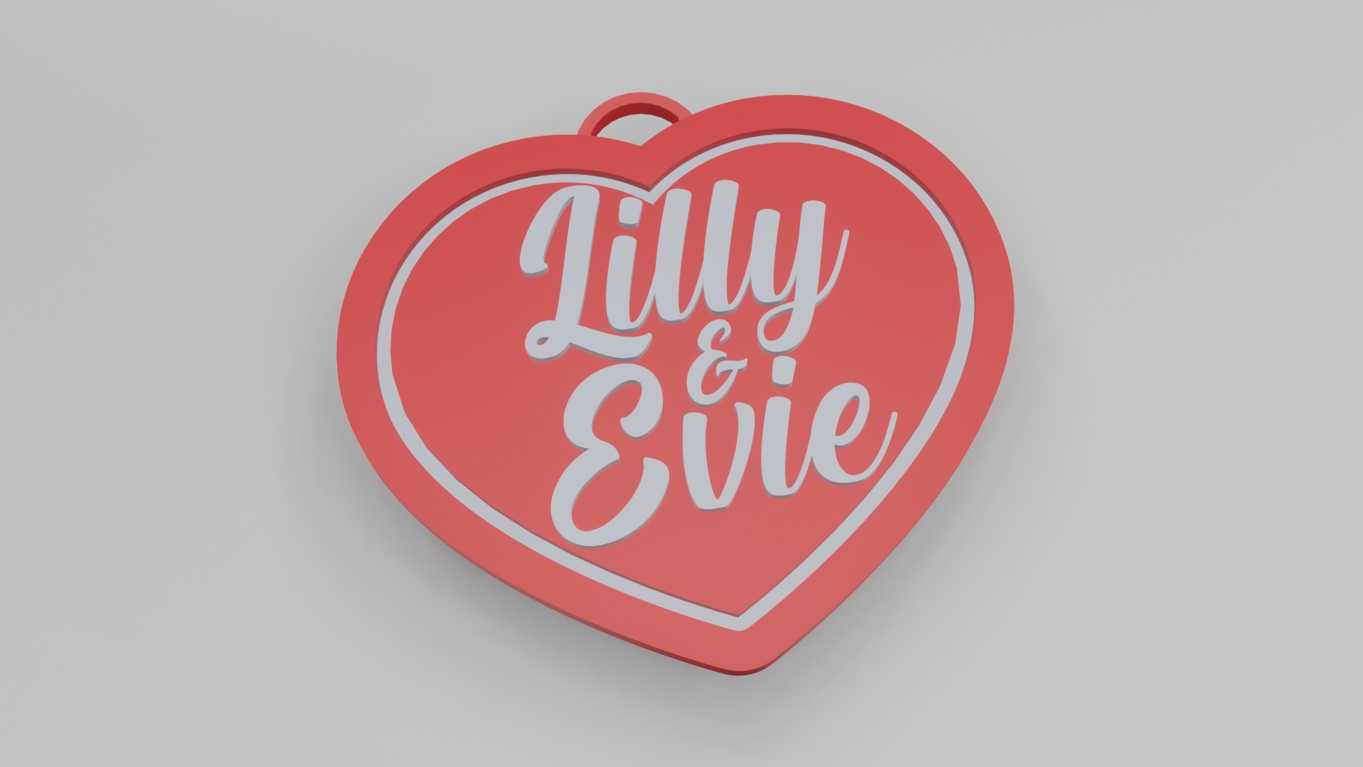 Heart Key Tag Keyring by BRiiGGEN | Download free STL model ...