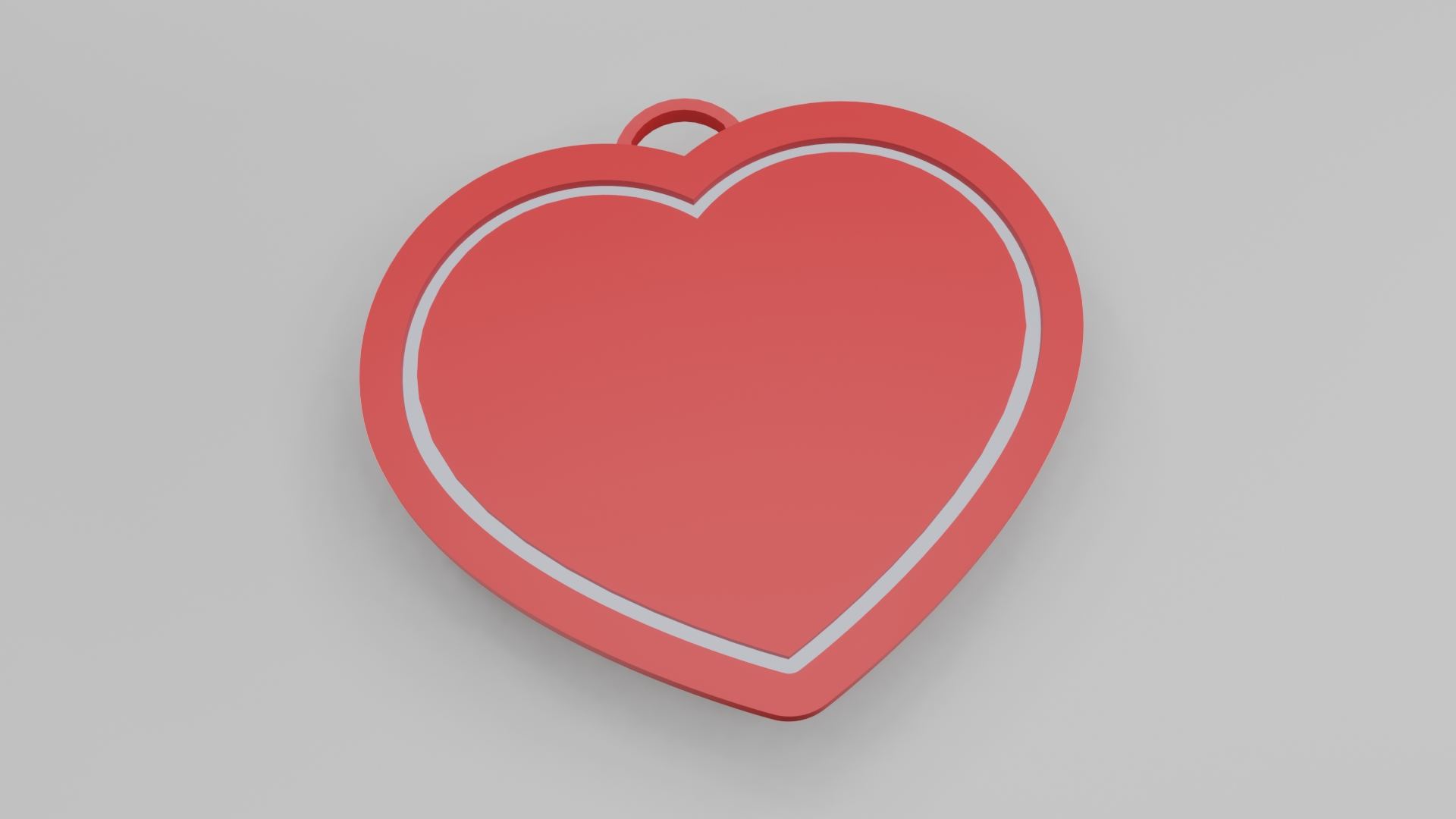 Heart Key Tag Keyring by BRiiGGEN | Download free STL model ...