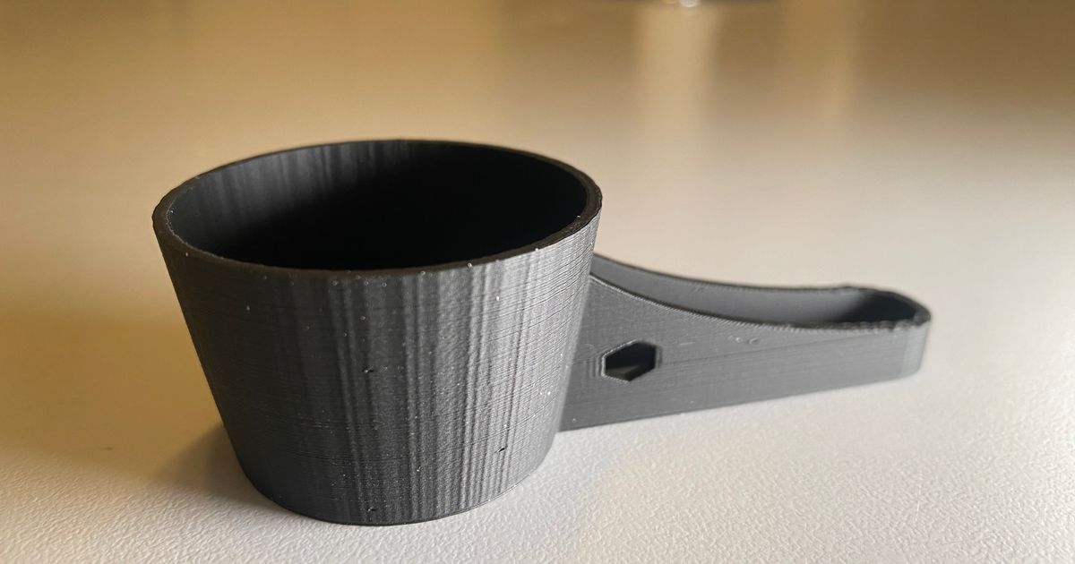 Easy printable Powder Scoop by Dalsgaard | Download free STL model ...