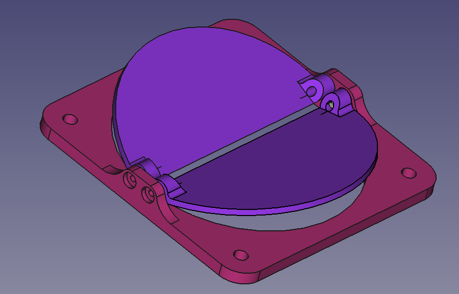 Case Fan 80mm Louvers by Daniel Frechette | Download free STL model ...