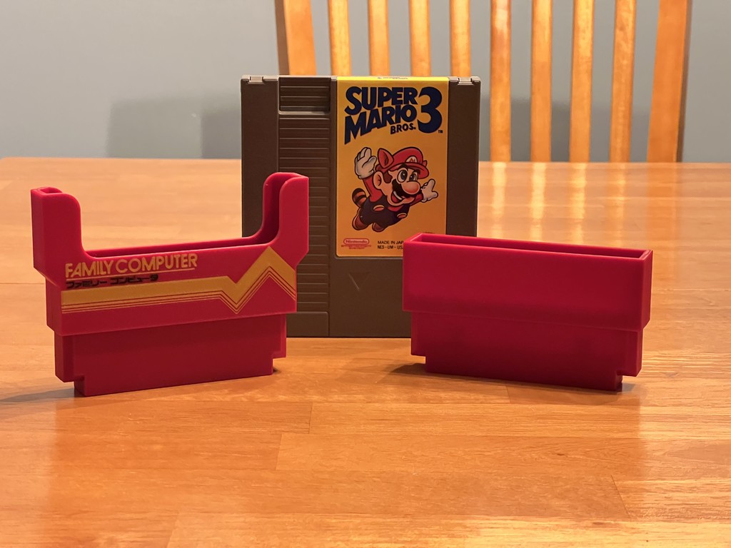 Improved shell for NES 72 to Famicom 60 pin adapter by Guybrush T ...
