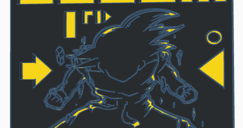 OVER 9000!!!! keychain by Hanzo 3d | Download free STL model ...