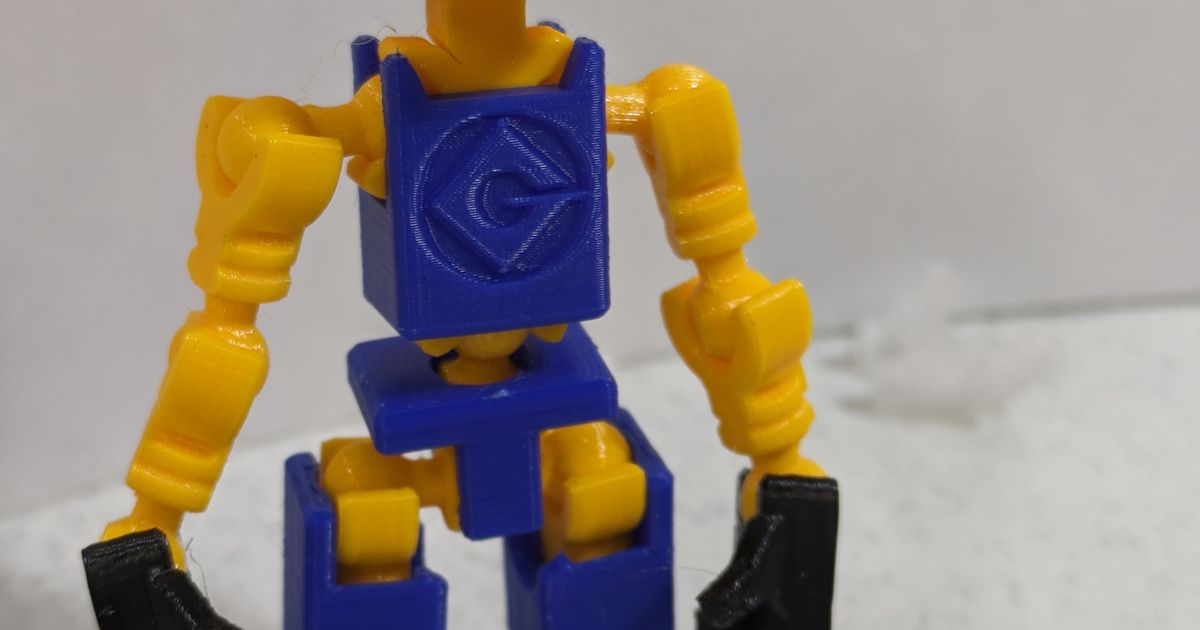 Minion 13 parts - head and chest by hitjim | Download free STL model ...