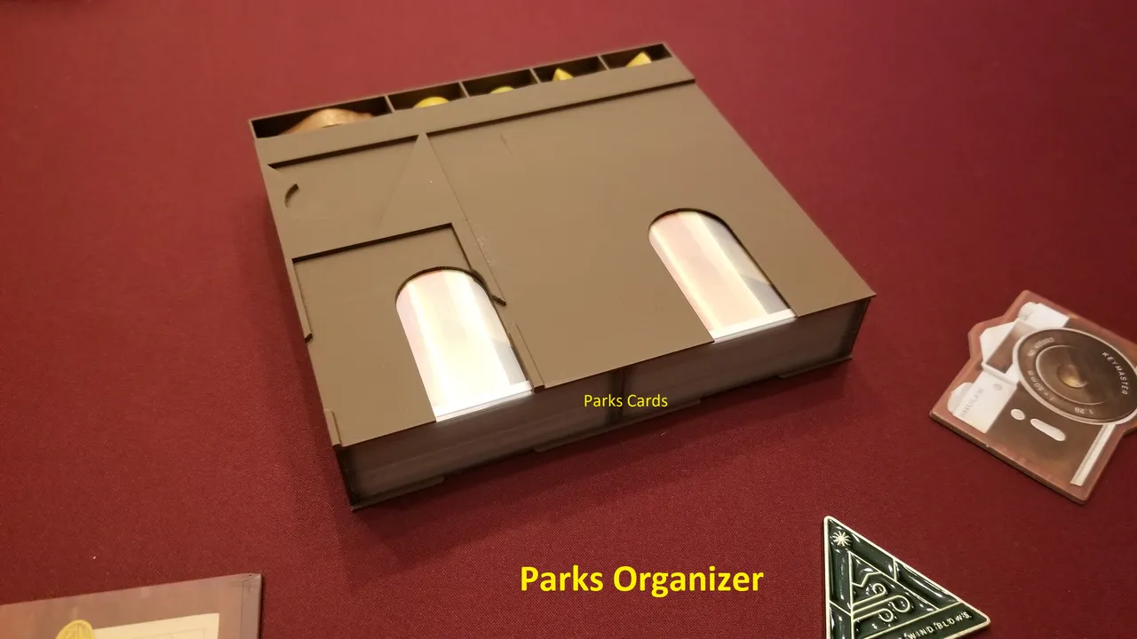 Parks Game Insert - Fits Both Expansions, Sleeved Cards, and Original ...