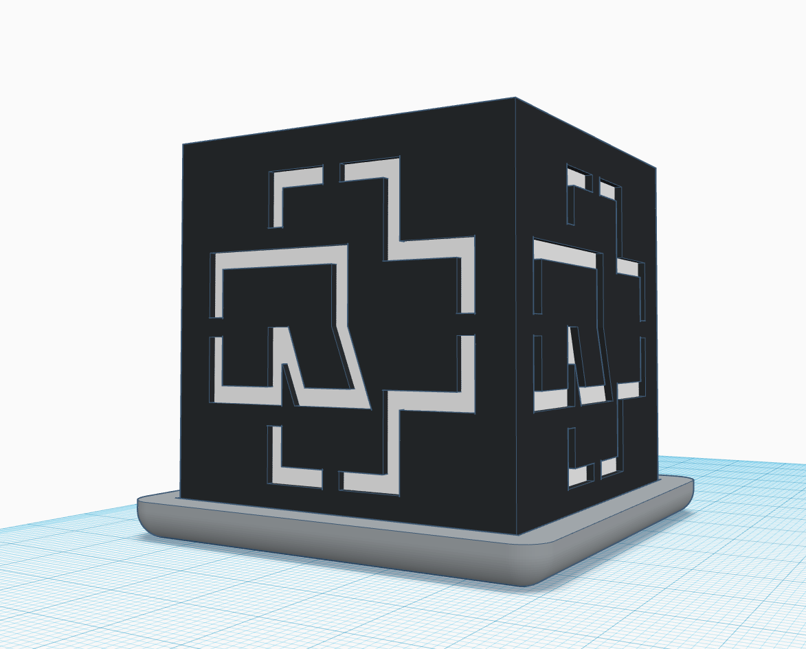 Rammstein cube LARGE by René Wellemberg | Download free STL model ...