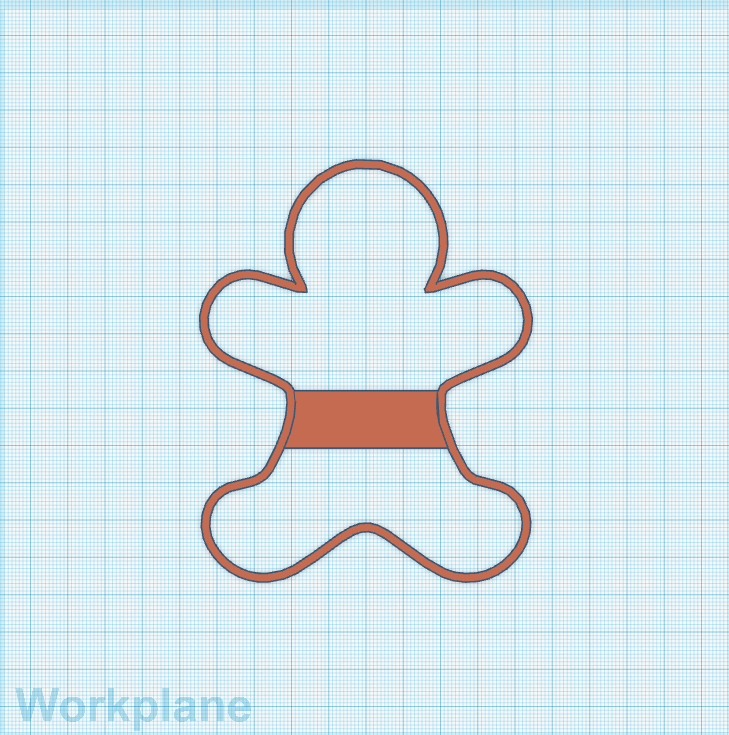 Gingerbread man cookie cutter by Unicorn Dasher | Download free STL ...