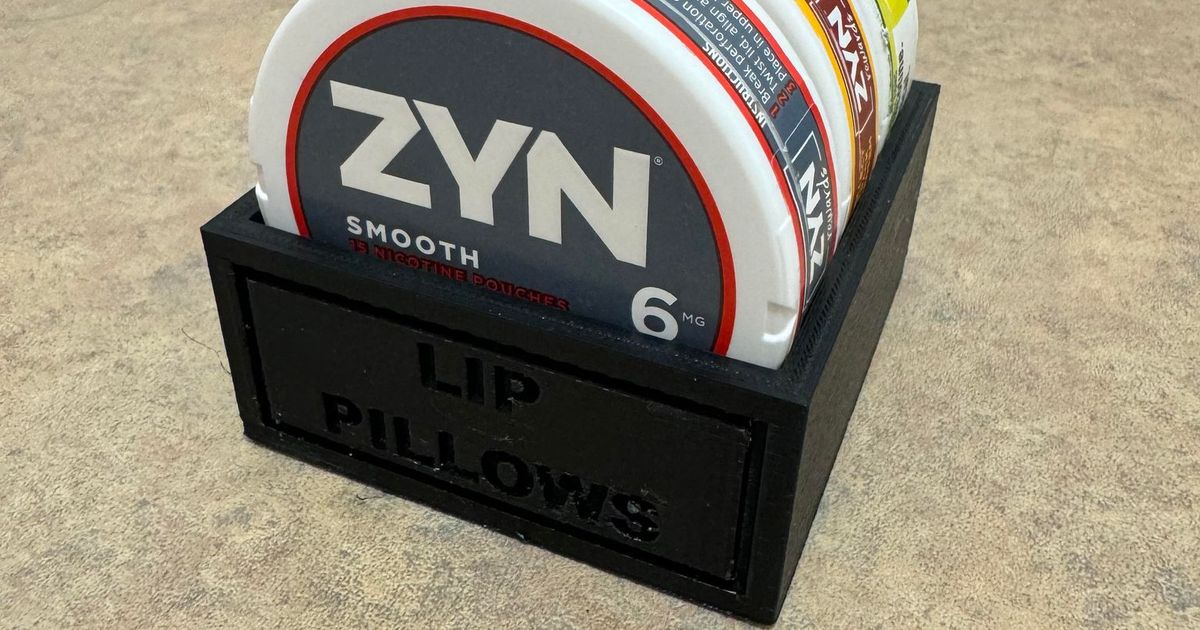 ZYN Desk holder by Seth Belcher | Download free STL model | Printables.com