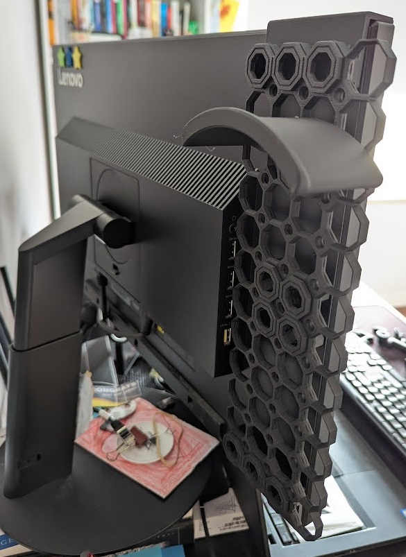 Multiboard "clamps" for mounting behind a Lenovo screen by Flink ...