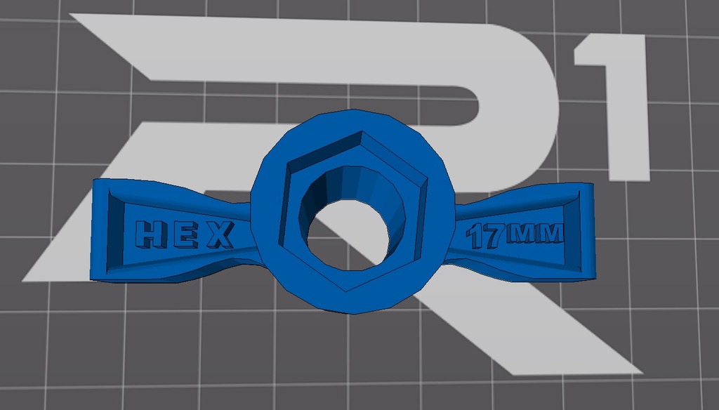 Wheel Wrench Splined 17mm by MusaedQ8 | Download free STL model ...