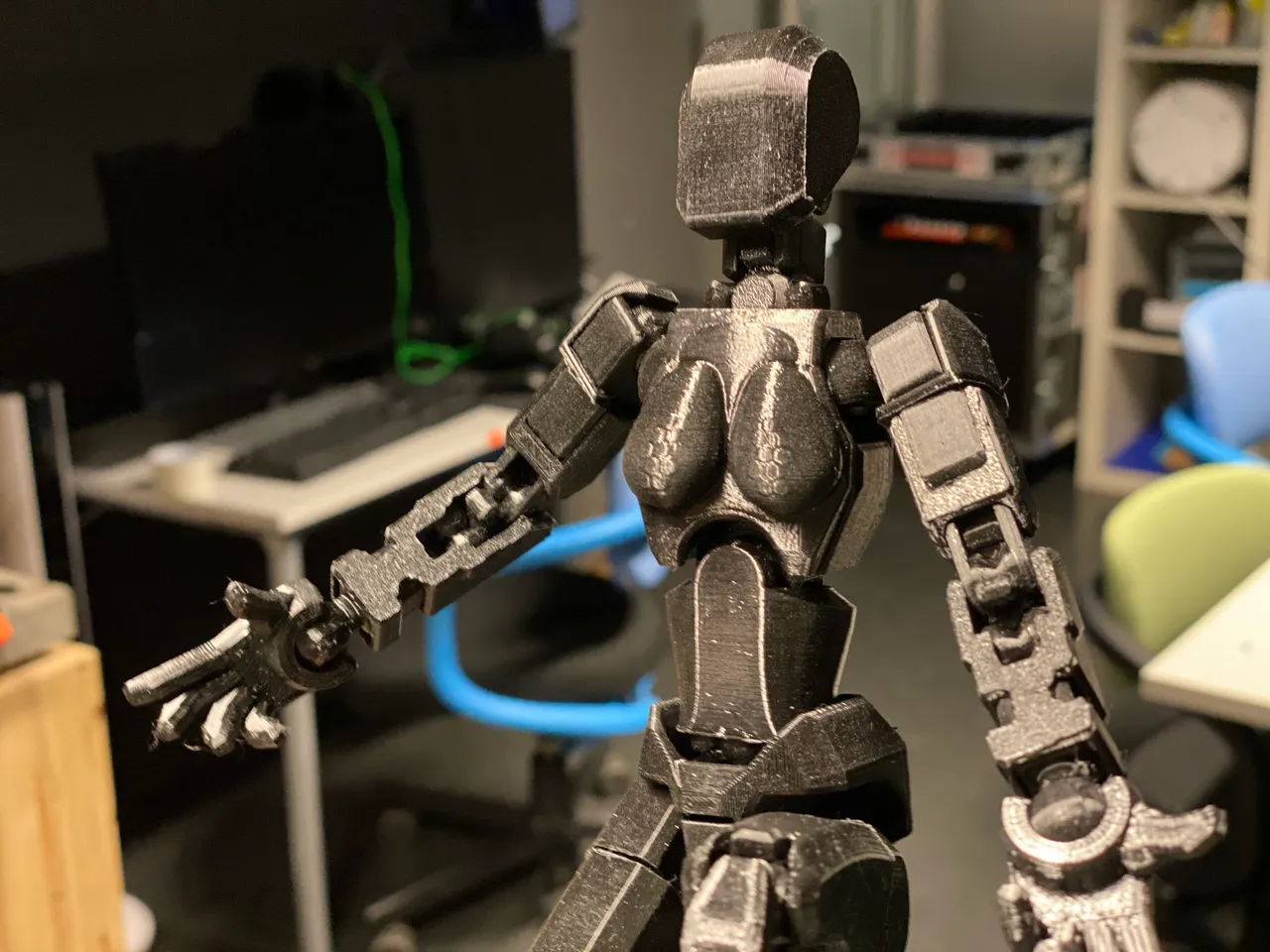 Dummy 13 - Female cyborg bust by Cris K B | Download free STL model ...