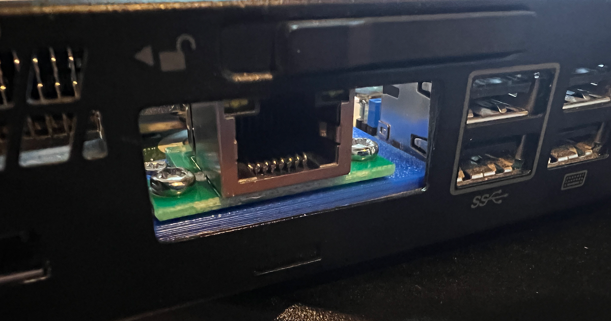 HP Flex IO V1 Bracket for 2.5Gbe m.2 Network Card by zrail | Download ...