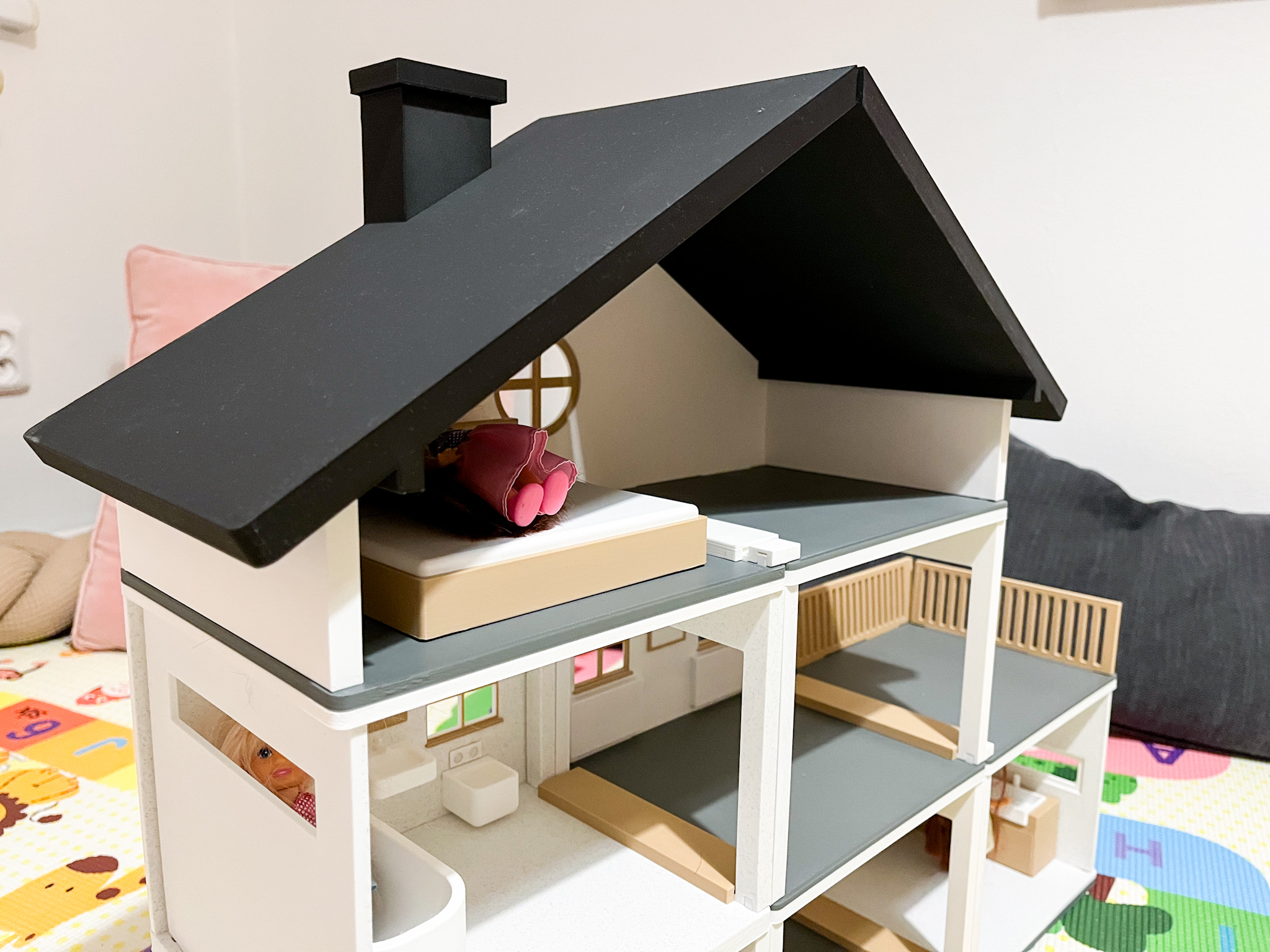 A modular Doll's House von Made by Printing | Kostenloses STL-Modell ...