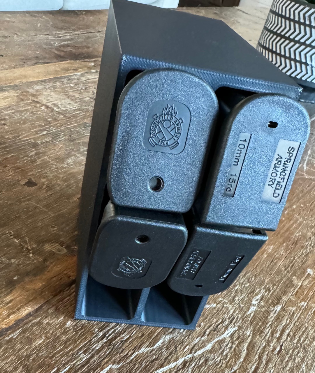 Double Stack Mag Rack - 2011/Double Stack 9mm and 10mm by nuff stuff ...