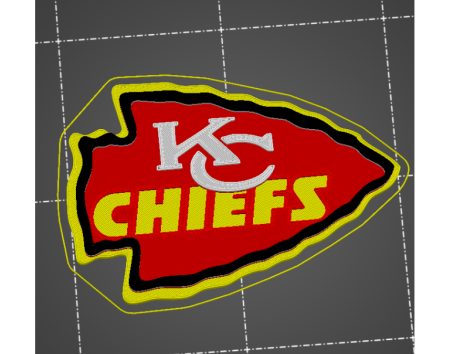 Kansas City Chiefs Alt Logo by pmeineke | Download free STL model ...