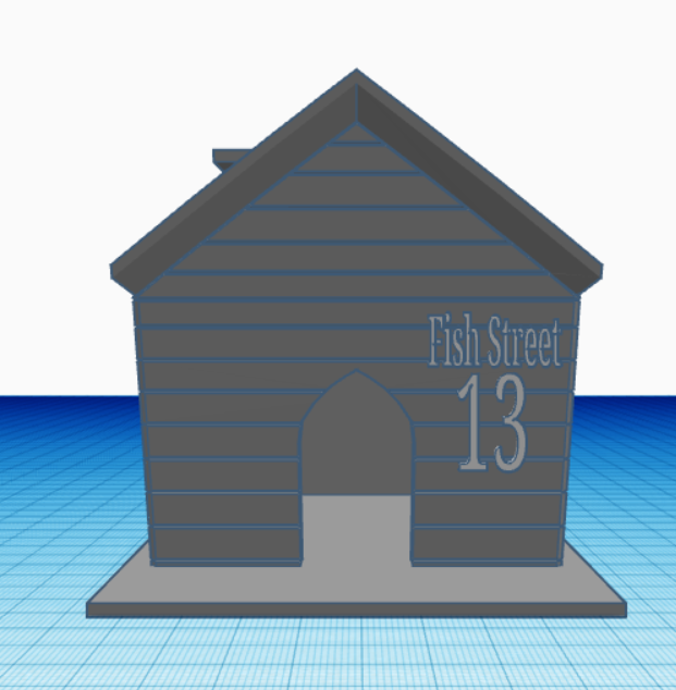 Fish House with House number by Sick | Download free STL model ...