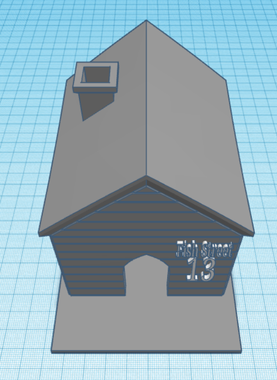 Fish House with House number by Sick | Download free STL model ...