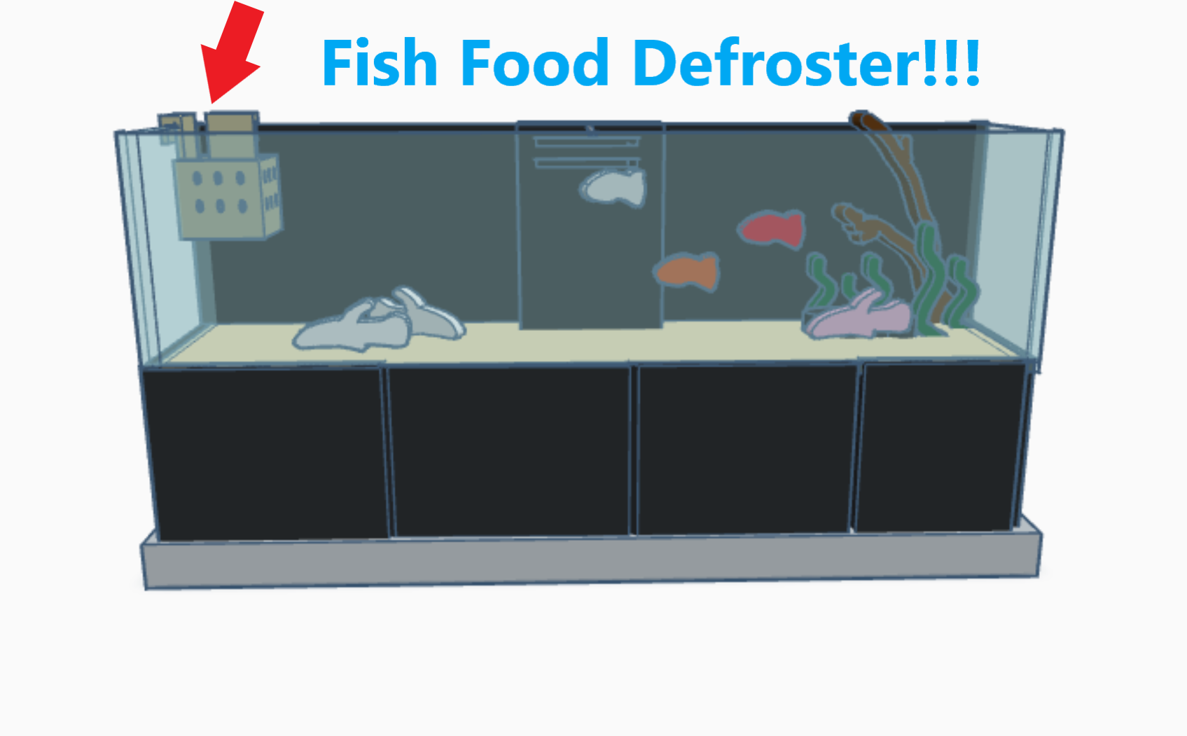Fish Food Defroster by saracha42 | Download free STL model | Printables.com