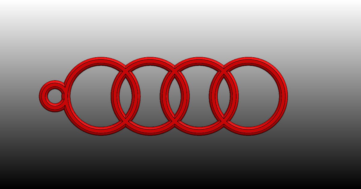 Audi key holder by 3dpieces | Download free STL model | Printables.com