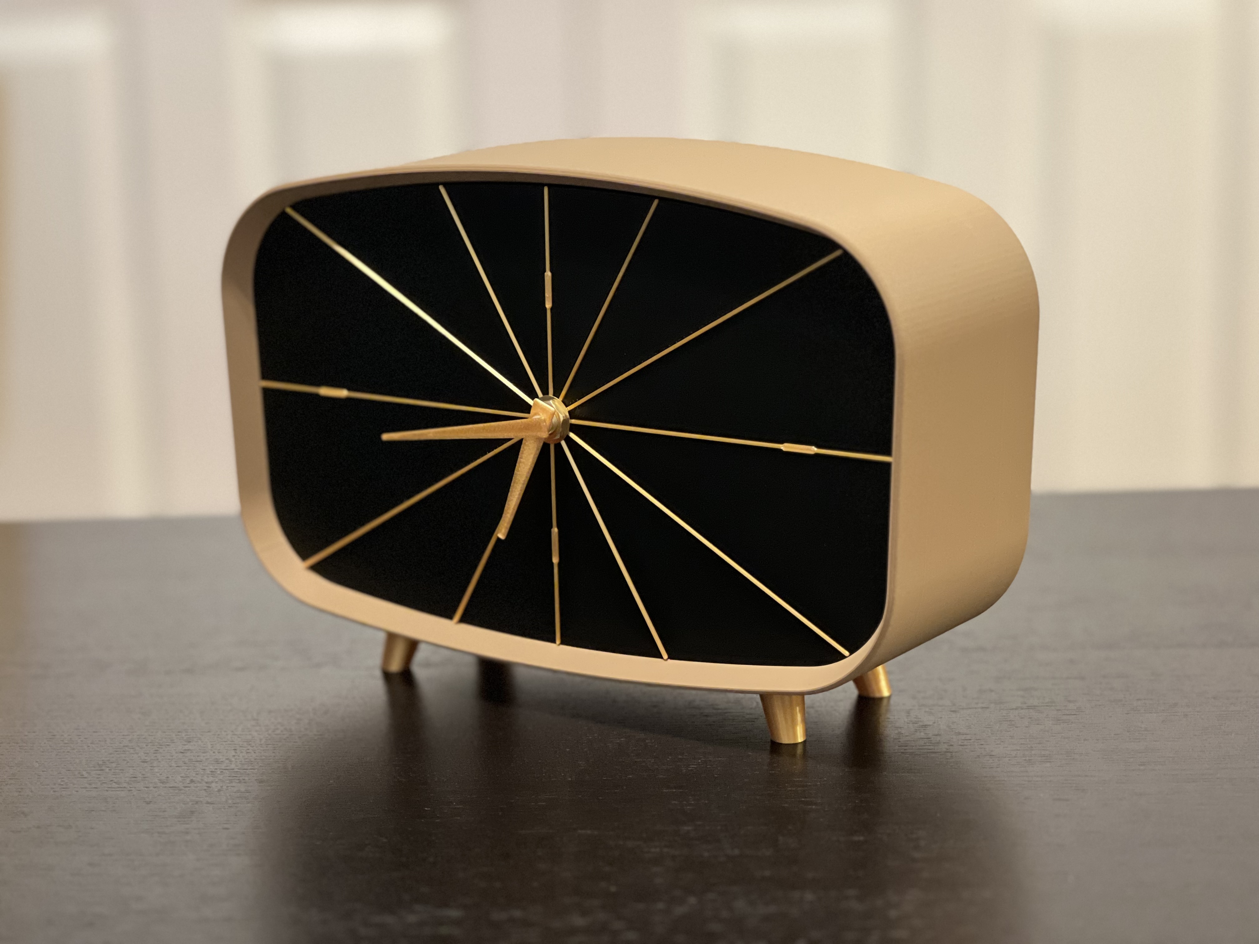 Midcentury Modern Mantel Clock by Nardo3D | Download free STL model ...