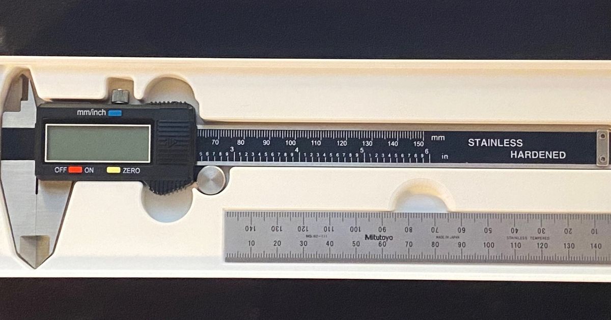 Gridfinity Caliper and Ruler Holder by AXIS | Download free STL model ...