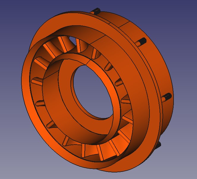 Turbine Nozzle Guide Vanes by altug | Download free STL model ...