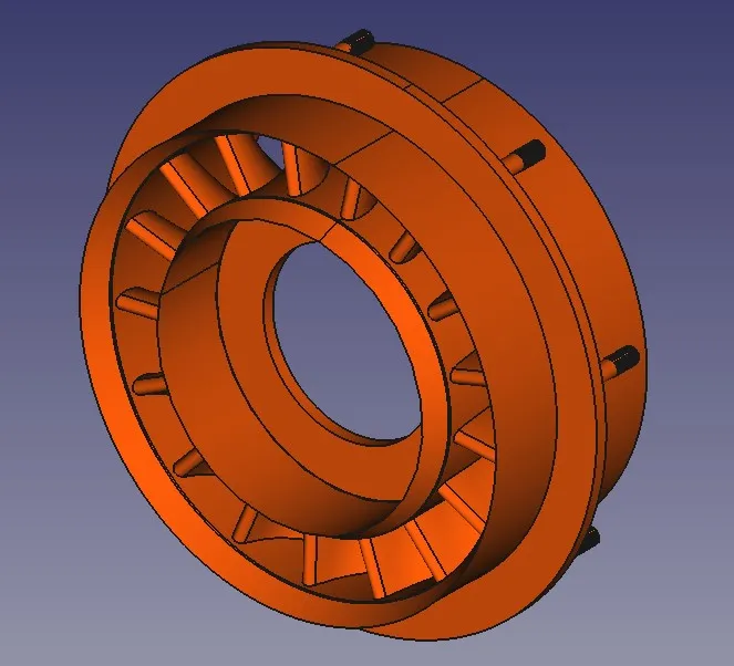 Turbine Nozzle Guide Vanes by altug | Download free STL model ...