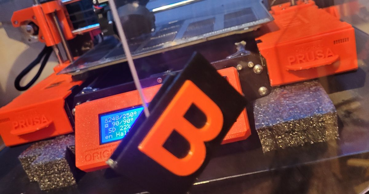 Alphabet signs/clips by Sir | Download free STL model | Printables.com