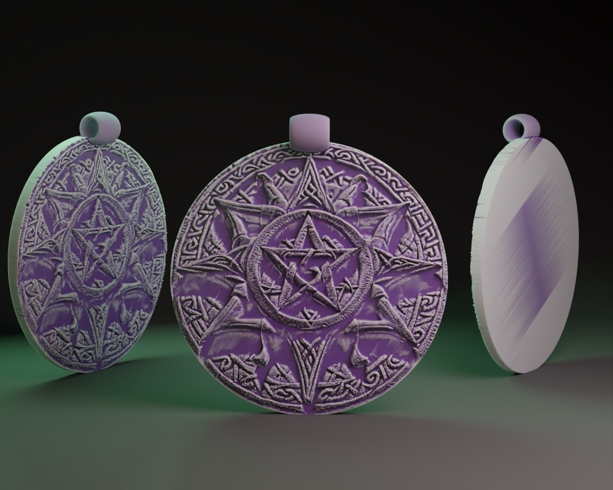 Wizards Medallion by Peter Farell | Download free STL model ...