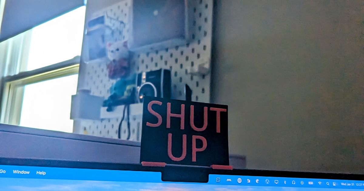 Shut up by jrmusan | Download free STL model | Printables.com