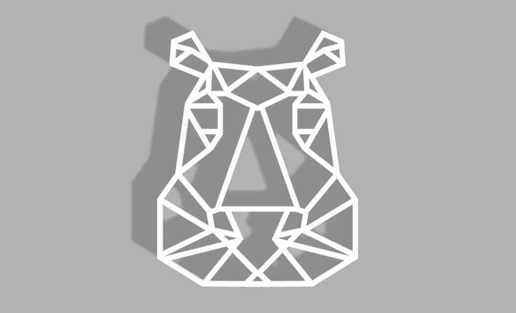 Hippo geometric by ValaF | Download free STL model | Printables.com