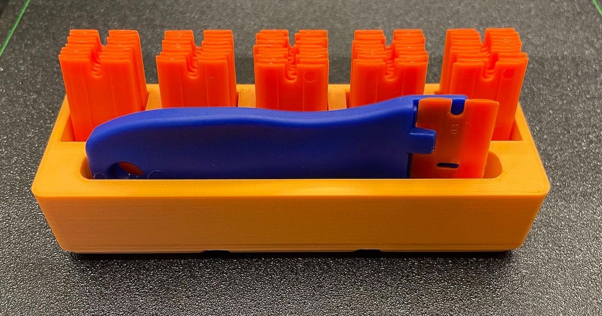 Gridfinity Scraper and Blade storage 1 x 3 x ~5u par gawdzilla ...