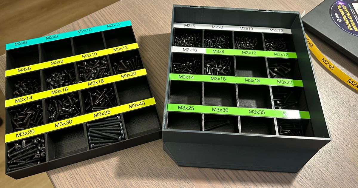 Screw organizer for Gen2 Modular Lack Enclosure Drawers by eSITe ...