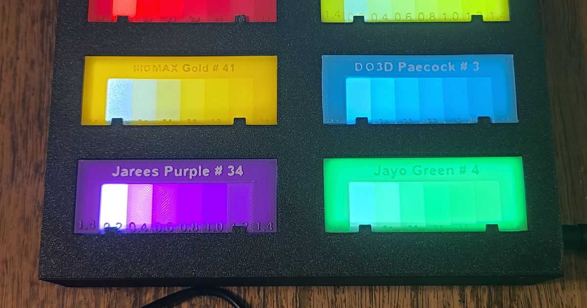 Translucent color test strip and Lightbox box by Dohara | Download free ...