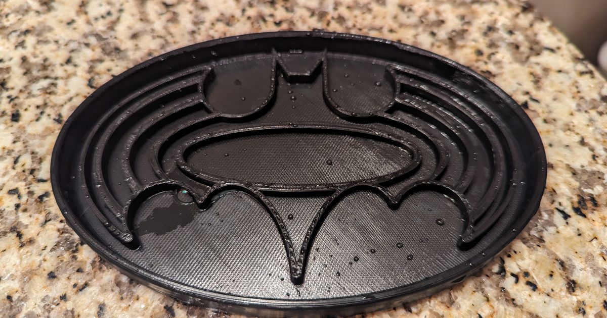 Batman Soap Dish by tsvanharen | Download free STL model | Printables.com