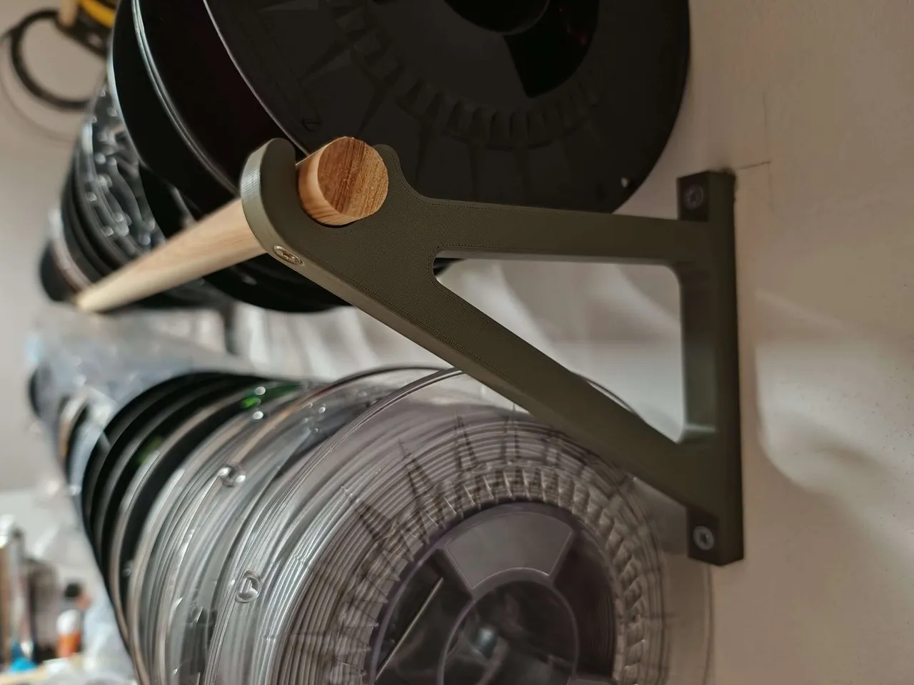 Filament wall holder by Struna | Download free STL model | Printables.com