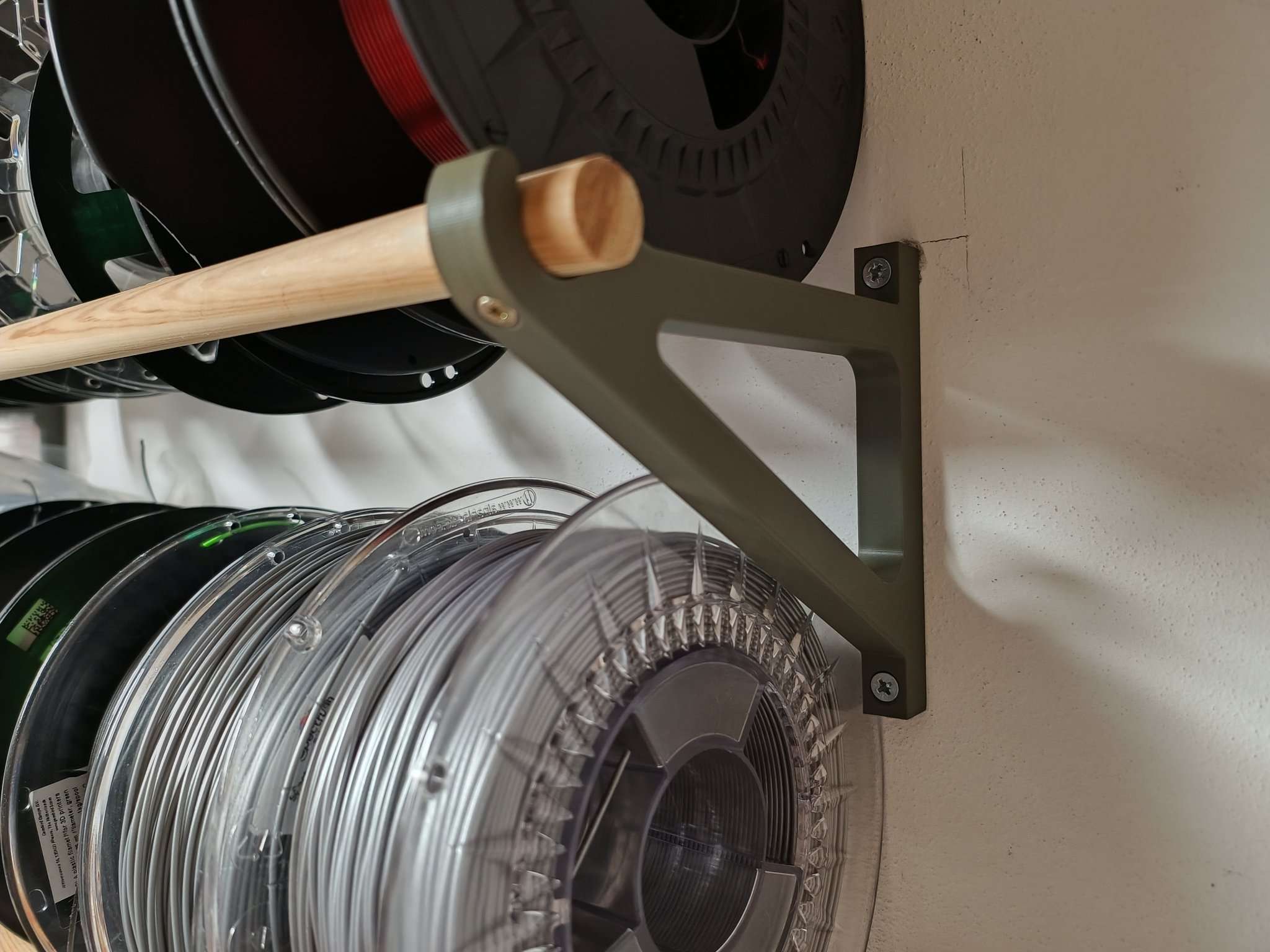 Filament wall holder by Struna | Download free STL model | Printables.com