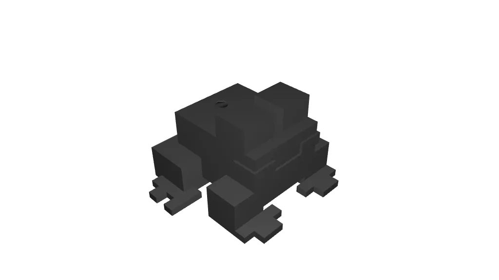 minecraft frog keychain by louishere_0 | Download free STL model ...