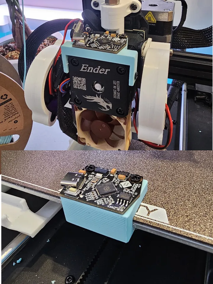 KUSBA Input Shaper Mount for Ender 3 V3 SE (No M3 Heated Inserts Needed ...