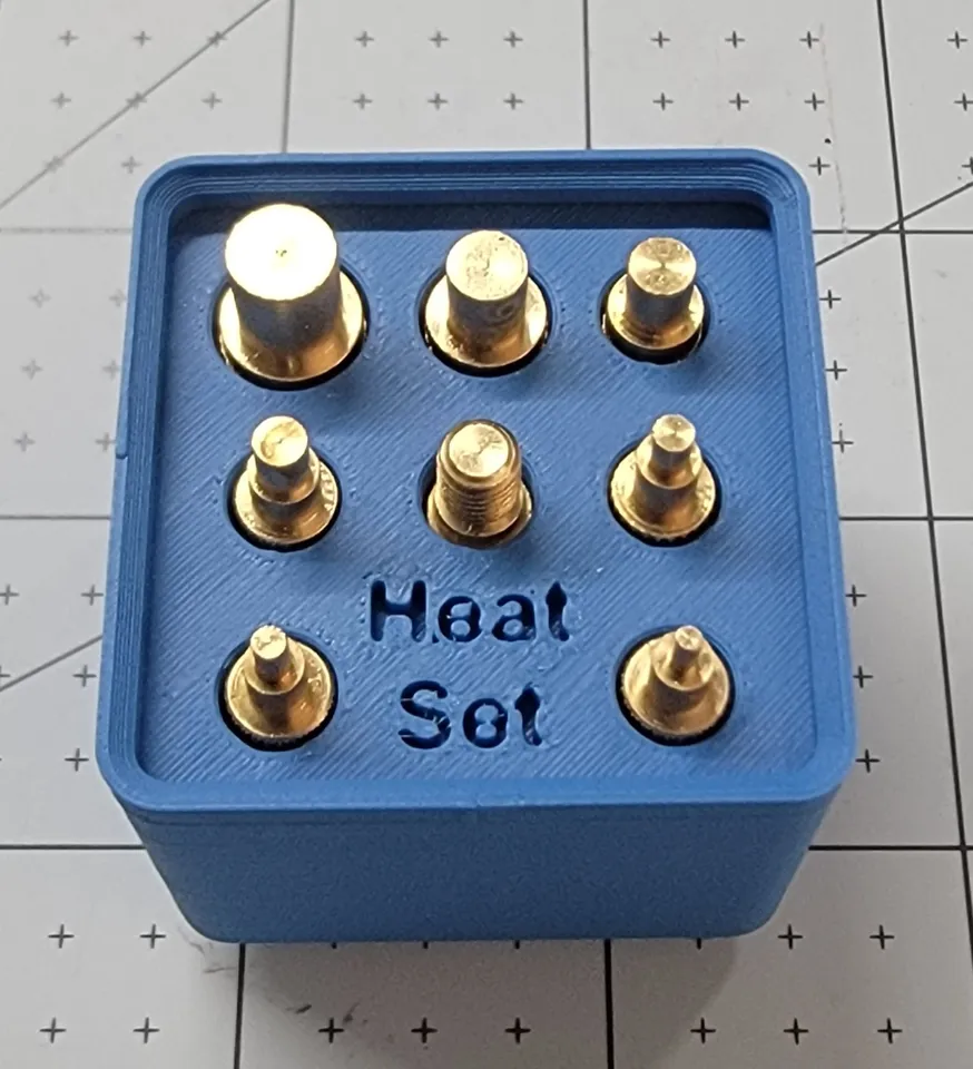Gridfinity Heat Set Tool Holder by wmeringolo | Download free STL model | Printables.com