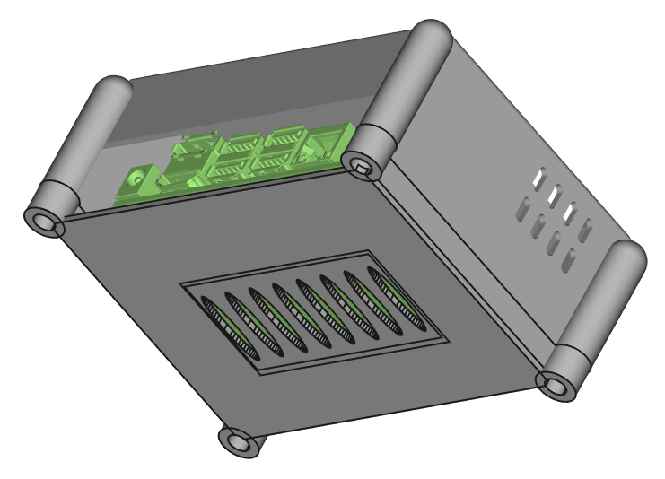 fan cooled Jetson Nano dev kit case by Geoff_B_UK | Download free STL ...